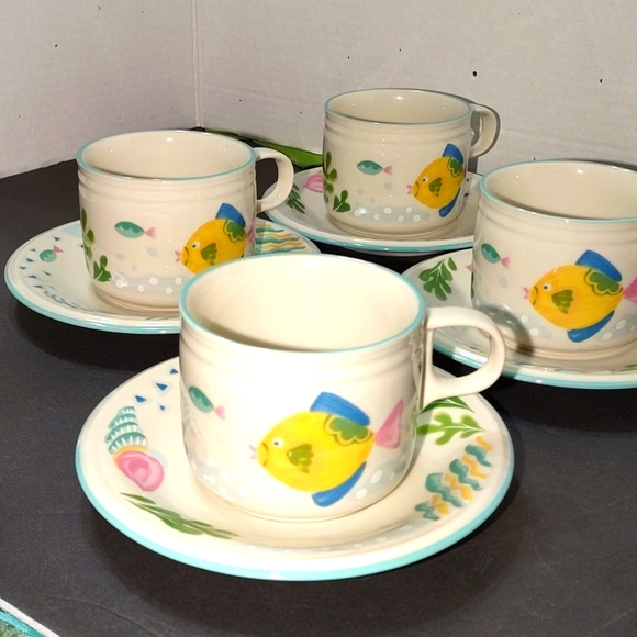 Studio Nova | Dining | A Set Of Four Studio Nova Barrier Reef Cups And ...